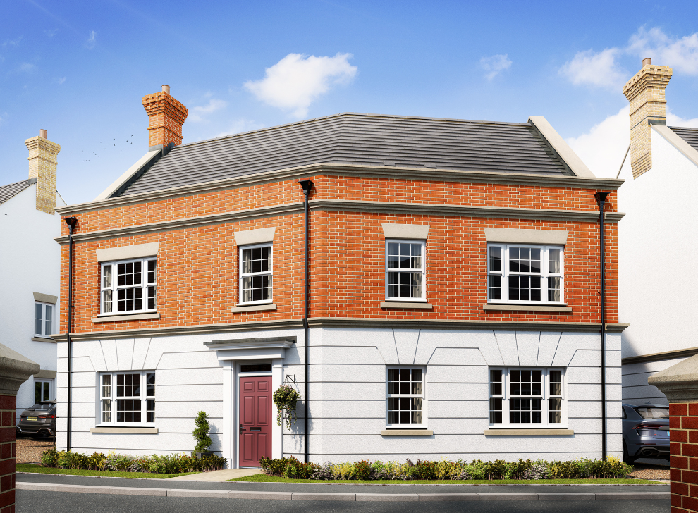 New homes at Rivers Edge Wimborne, Dorset, by Wyatt Homes